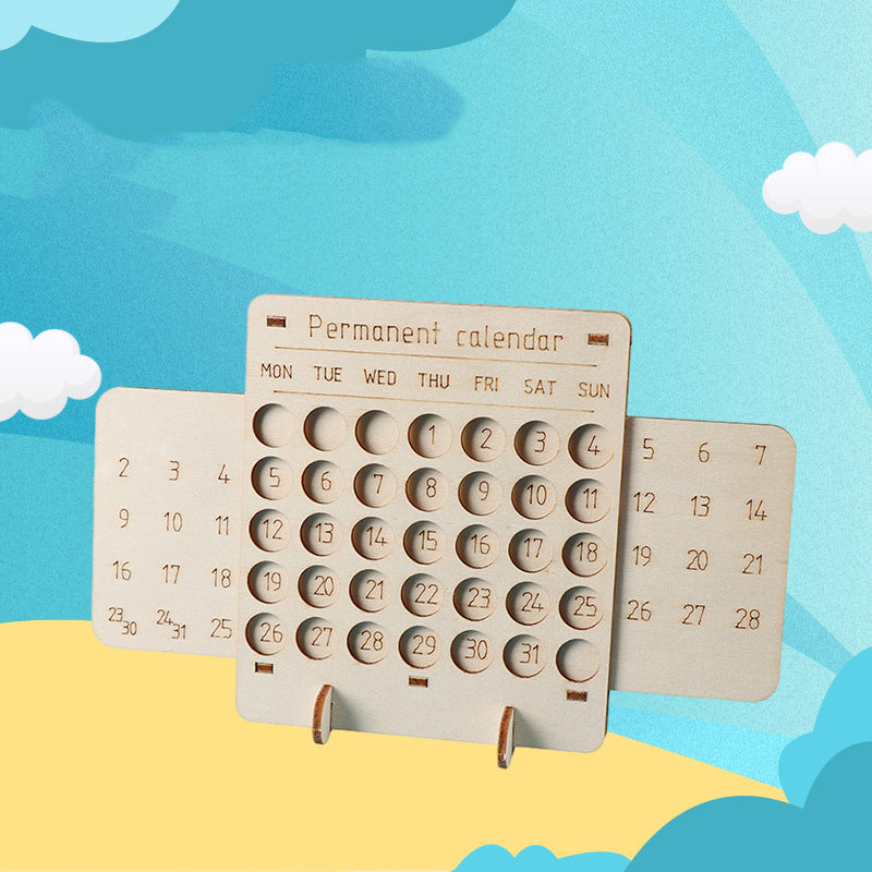 Handmade DIY Customized Calendar Wooden Assembly Experiment Kit ...